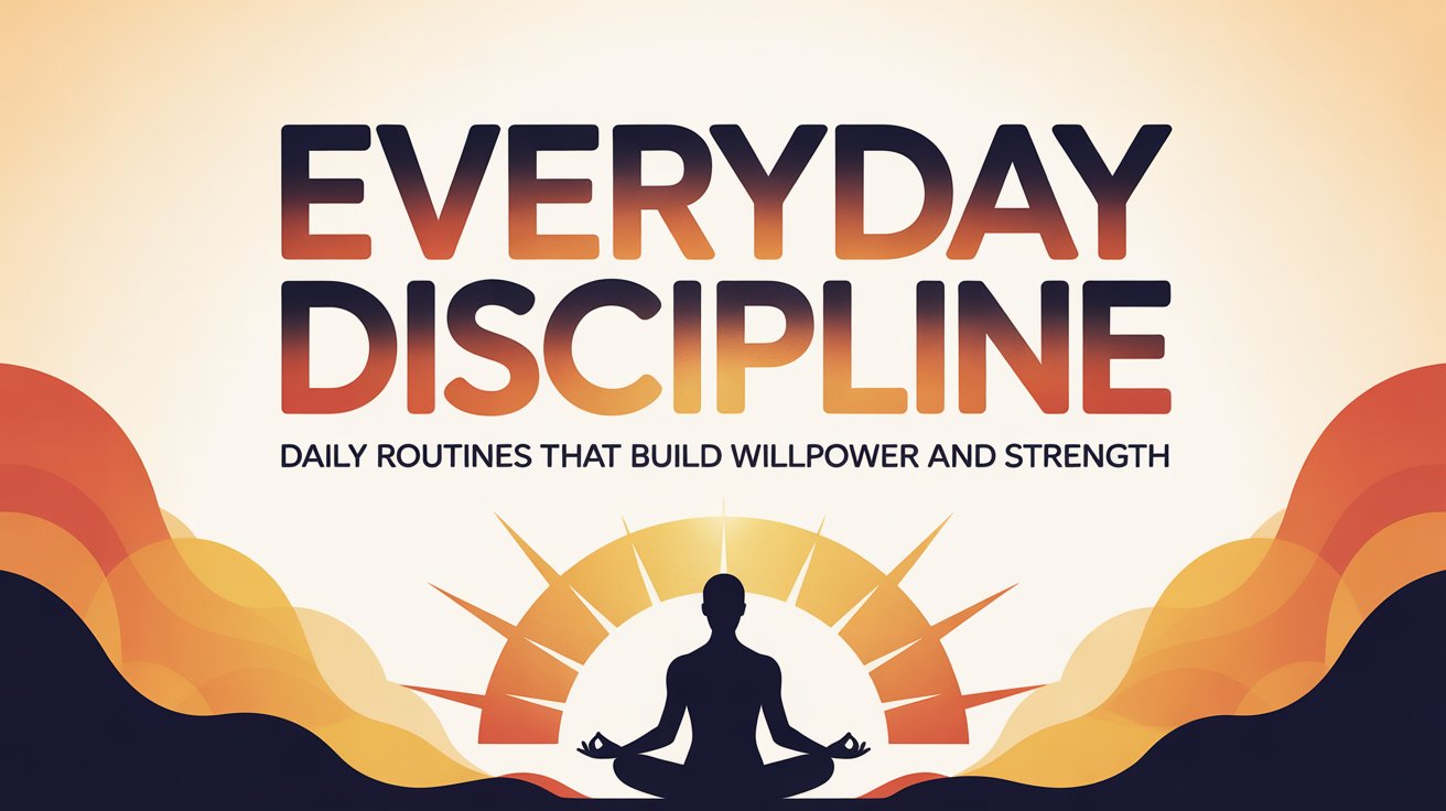 Everyday Discipline: Build Powerful Daily Routines | Educational ...