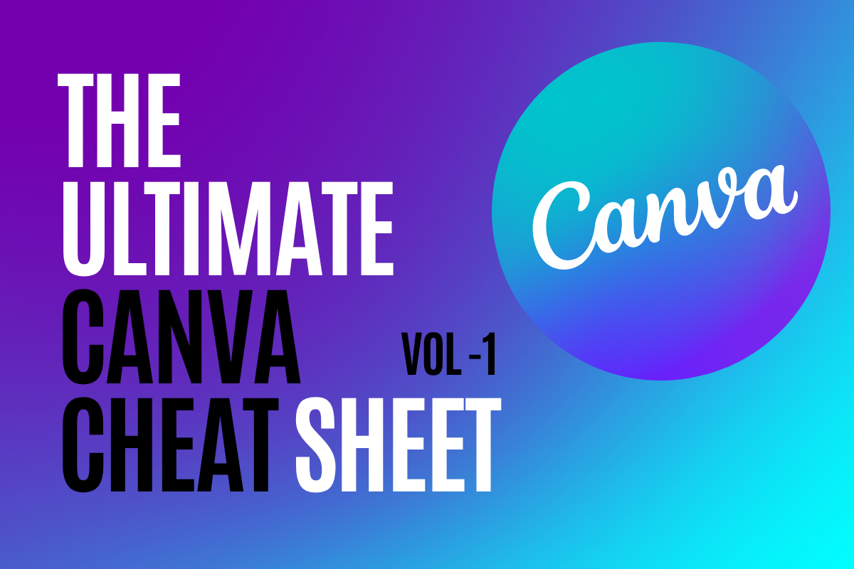 The Ultimate Canva Cheat Sheet | Vol. 01 | Buy Educational Products ...