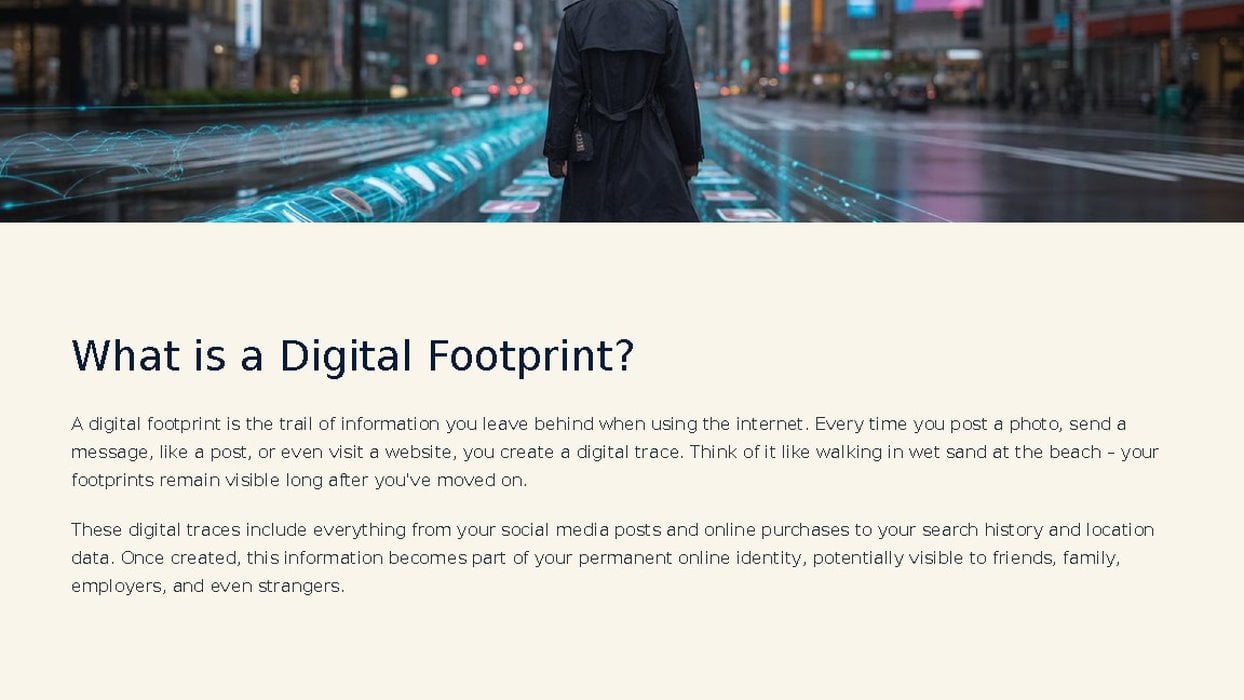 Digital Footprint Awareness – Online Safety & | Buy Educational ...