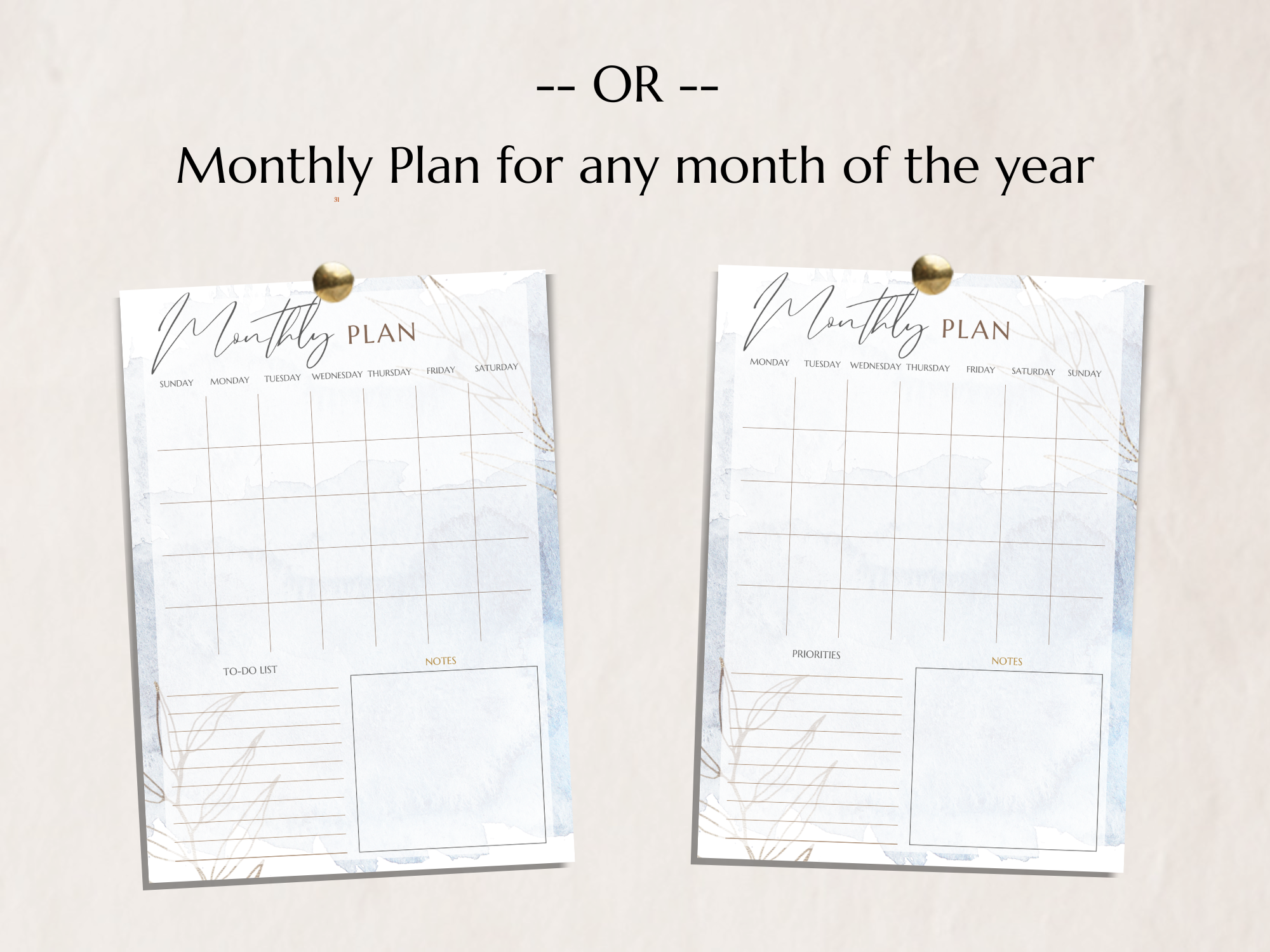 Ultimate Life Planner - Printable Digital Tracker | Buy Templates ...