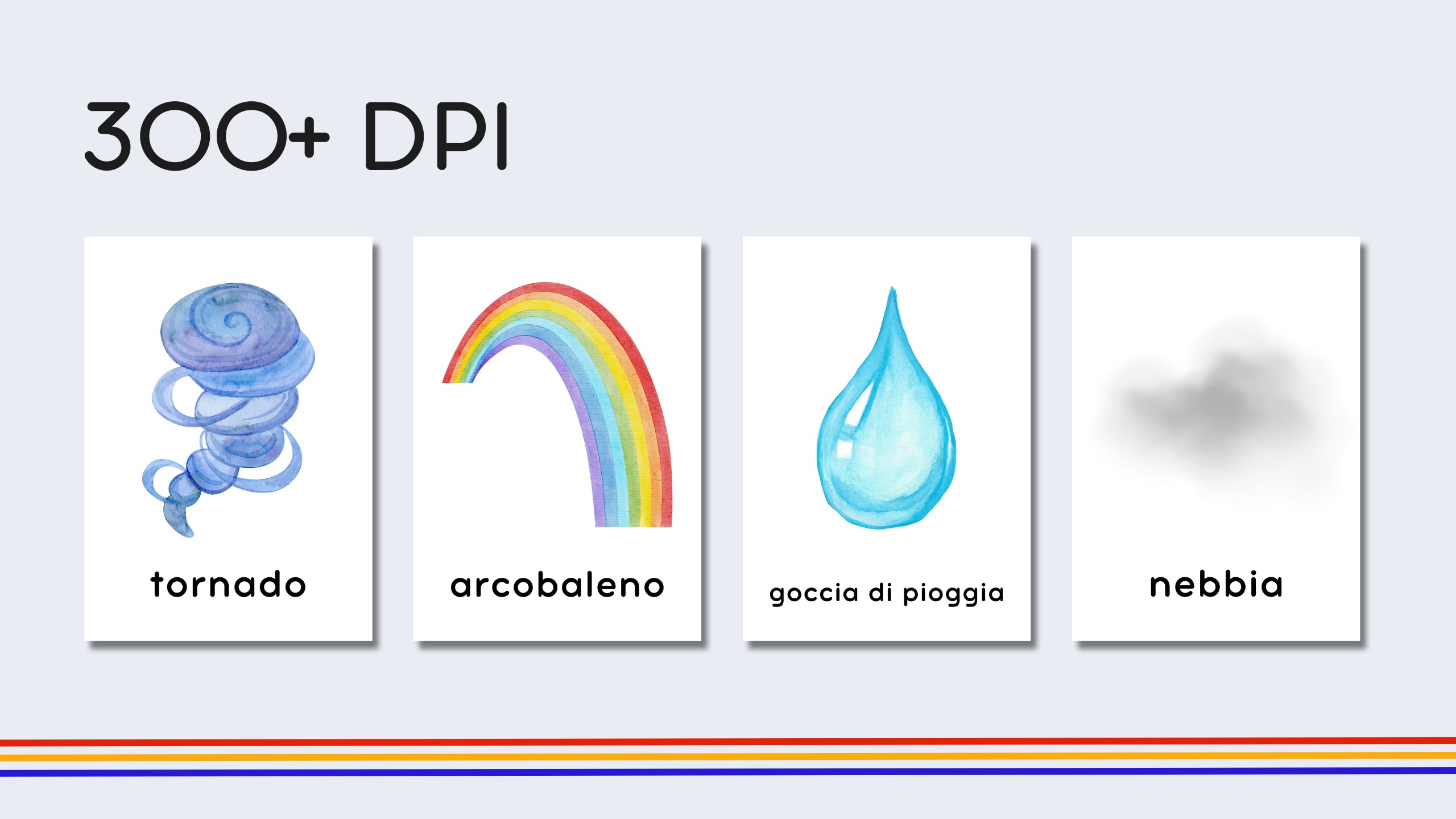 Italian Weather Flashcards | Buy Educational Products | Skillshare
