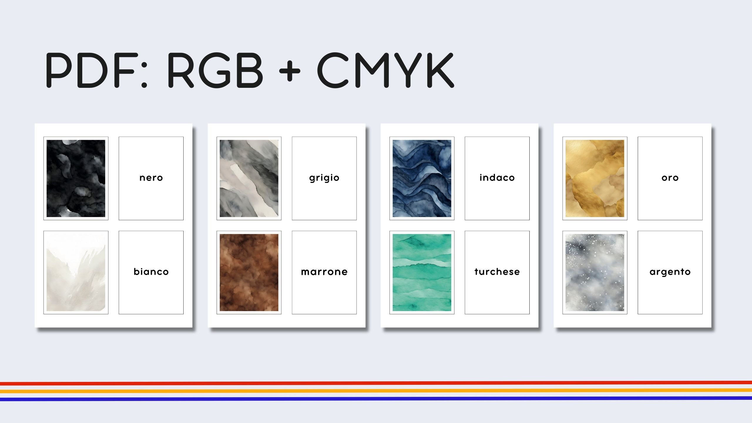 Italian Colors Flashcards | Buy Educational Products | Skillshare