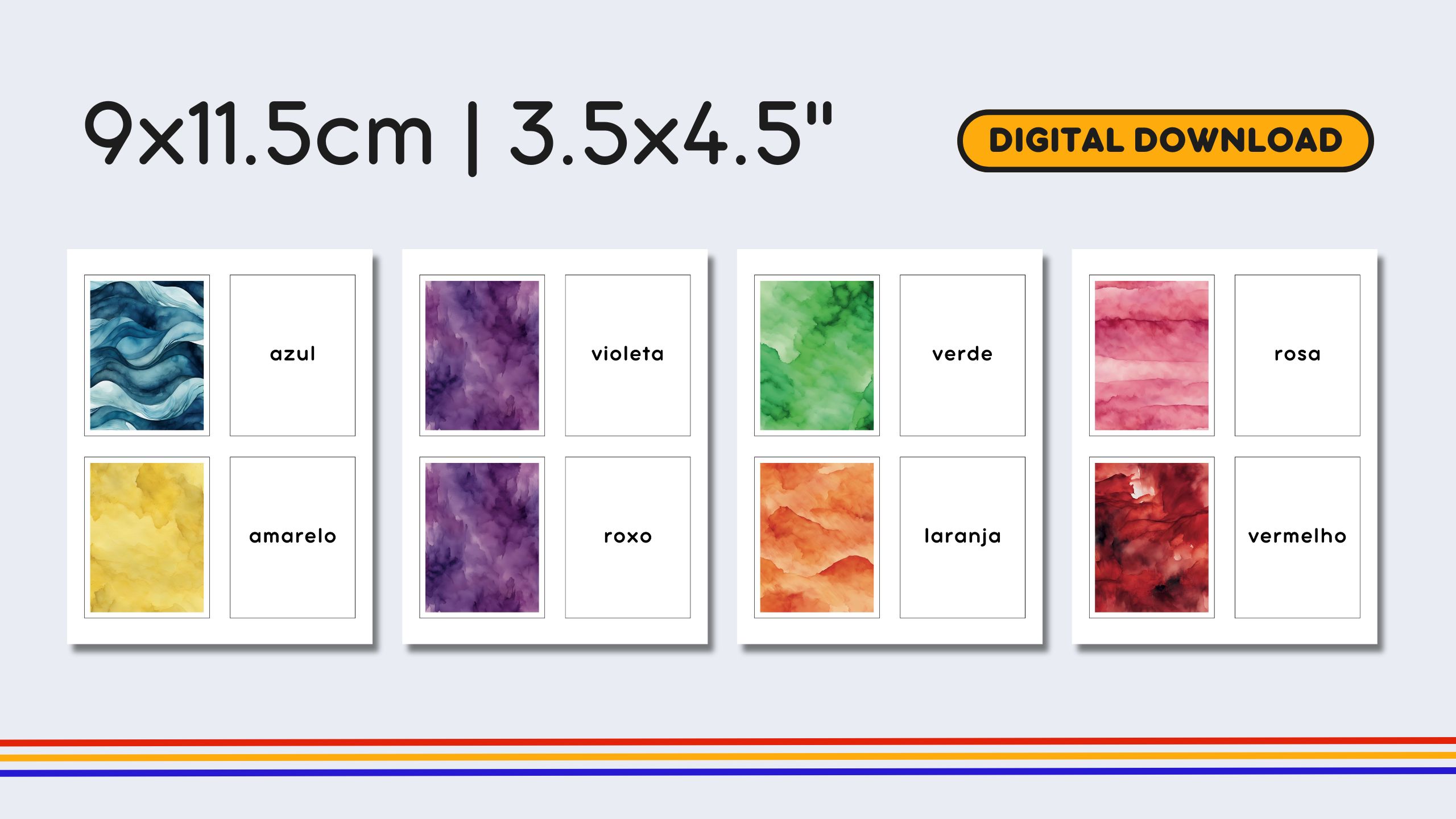 Portuguese Colors Flashcards | Buy Educational Products | Skillshare
