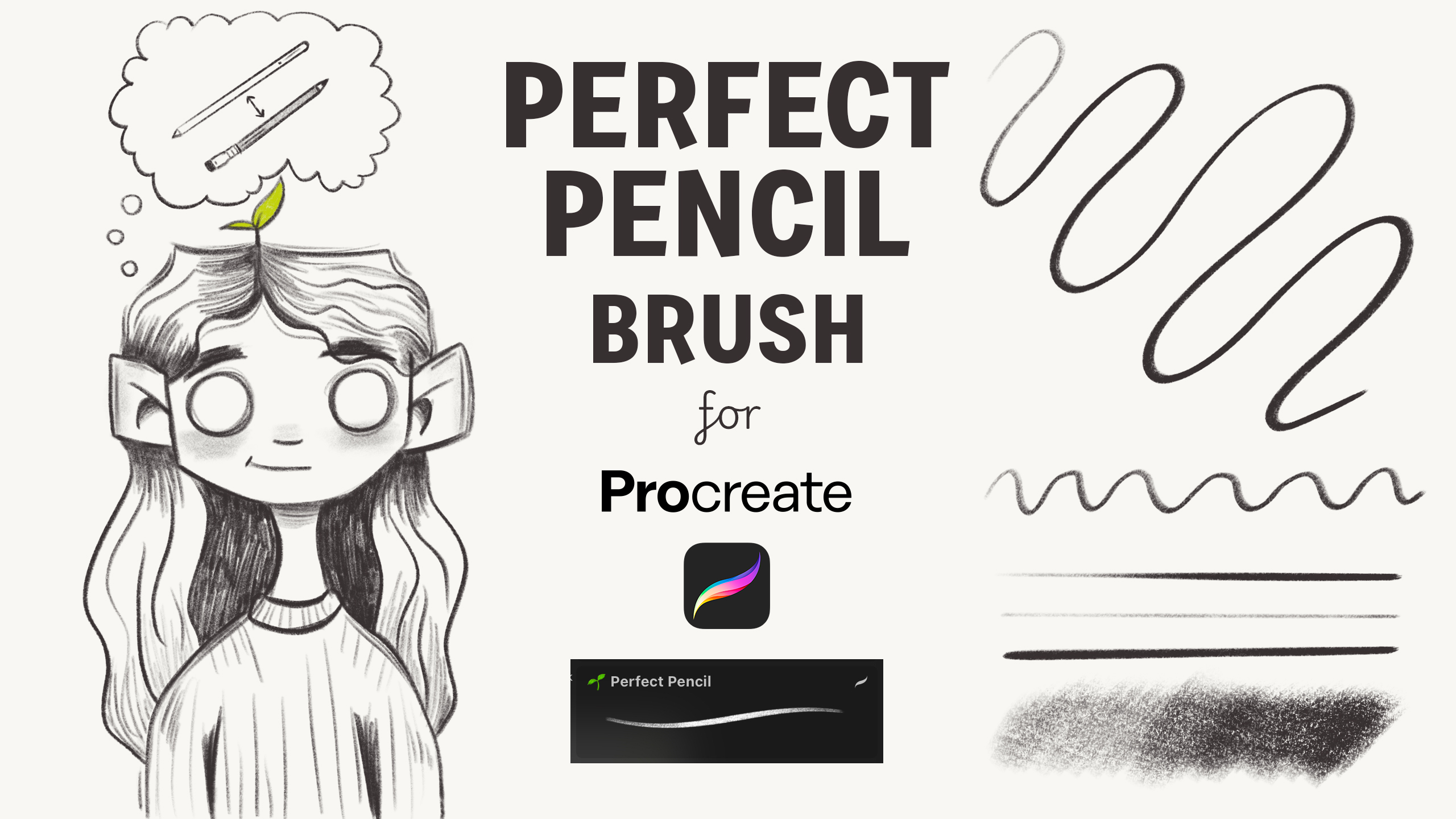 Perfect Pencil Brush for Procreate | Buy Creative Tools | Skillshare