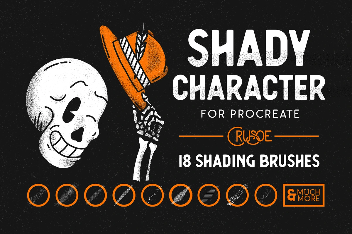 Shady Character Brushes For Procreate | Buy Art & Design Files | Skillshare