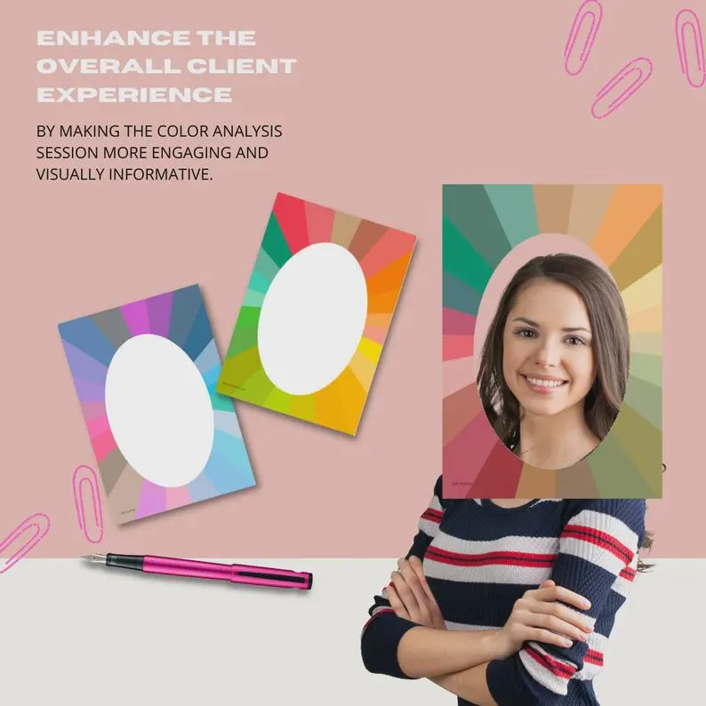 Color Analysis Printable | DIY Seasonal Color Disc | Buy Educational ...
