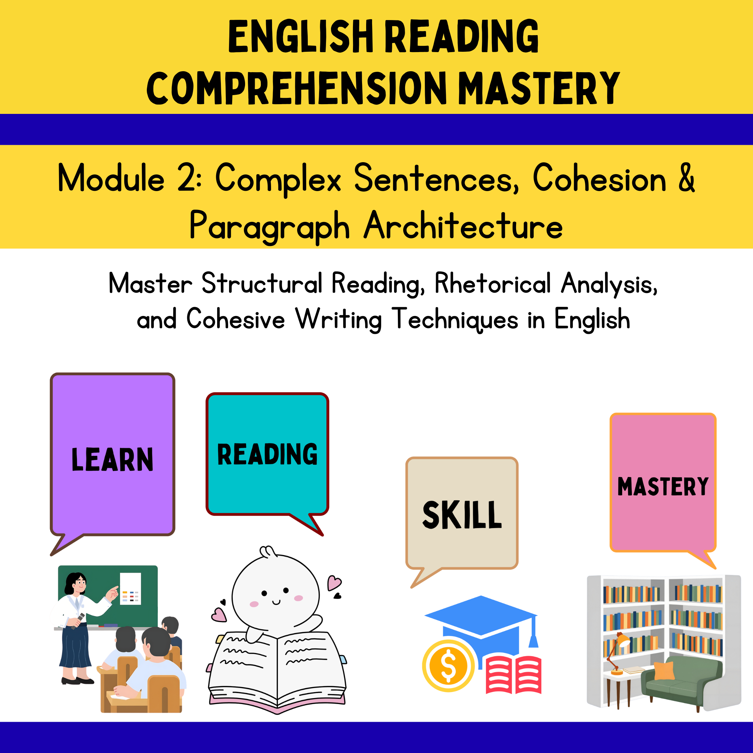 English Reading Comprehension Course: Module 2 | Buy Educational ...