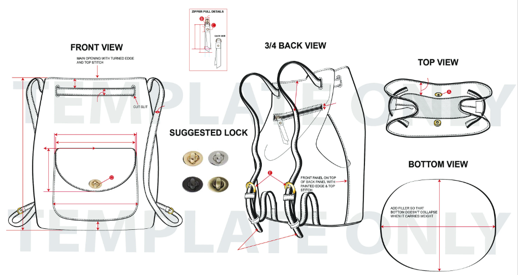 Drawstring Backpack | Customizable Mass Production Tech Pack | Buy Art ...