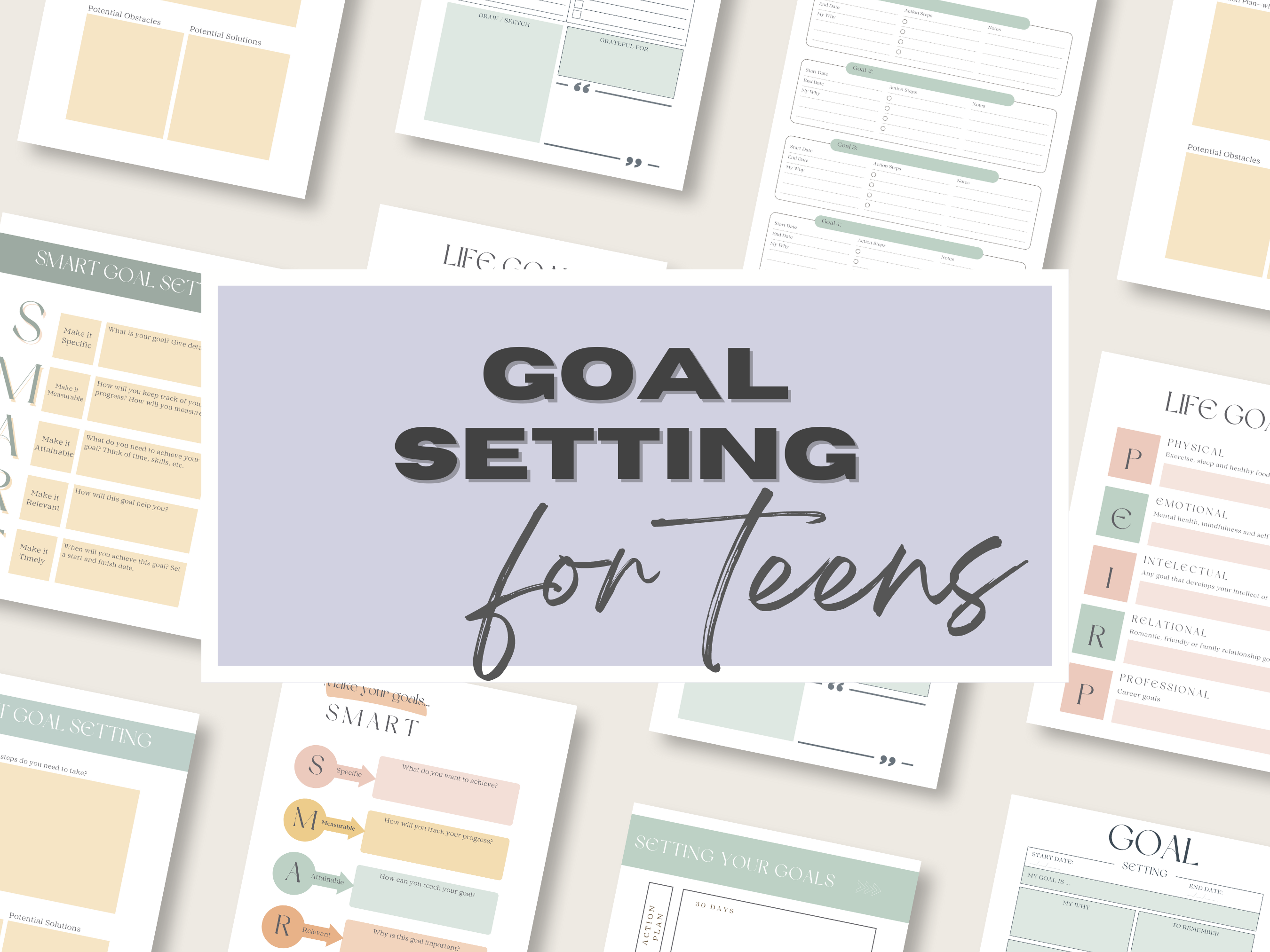 Goal Setting Worksheet For Youth