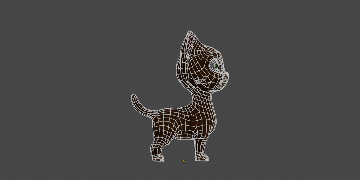Rigged Cartoon Cat Character - Game Ready Low Poly | Buy Templates ...
